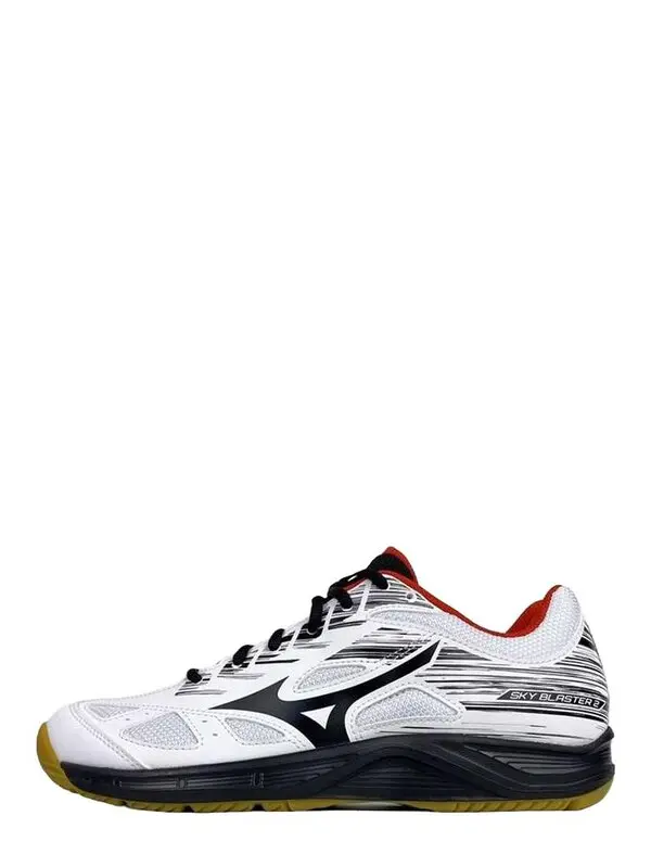 Mizuno Sky Blaster 2 Athletic Sneakers - White/black/red
