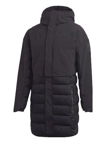 Adidas Down Hooded Jacket - Black