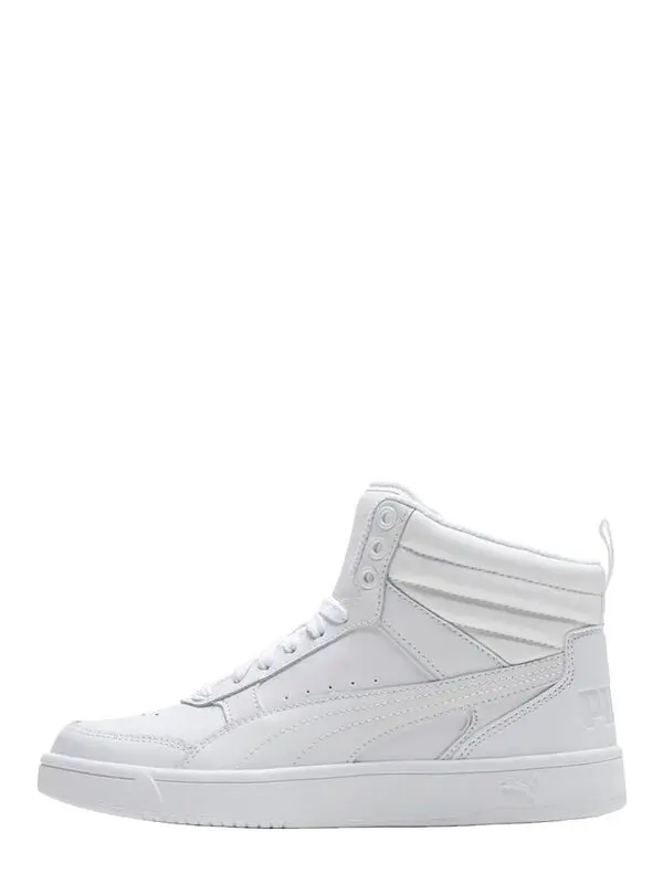 PUMA Rebound Street V2 Leather High Top Sneakers - White