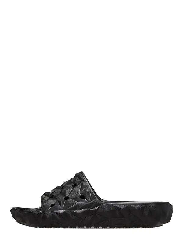CROCS Classic Geometric Slides - Black