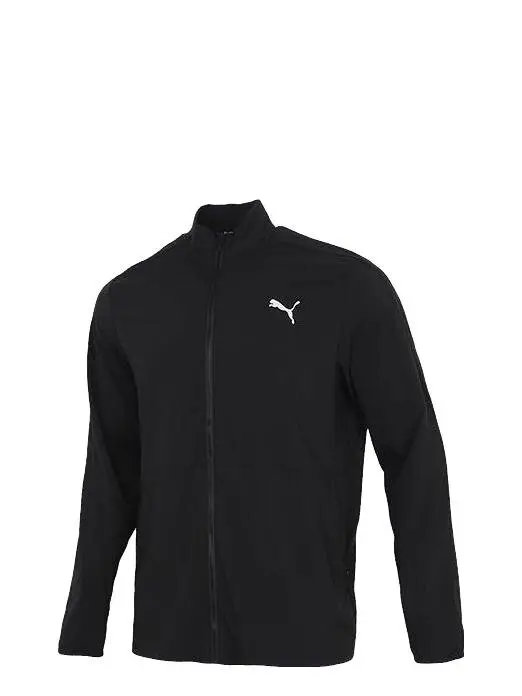 PUMA Favourite Woven Running Jacket - Black/white