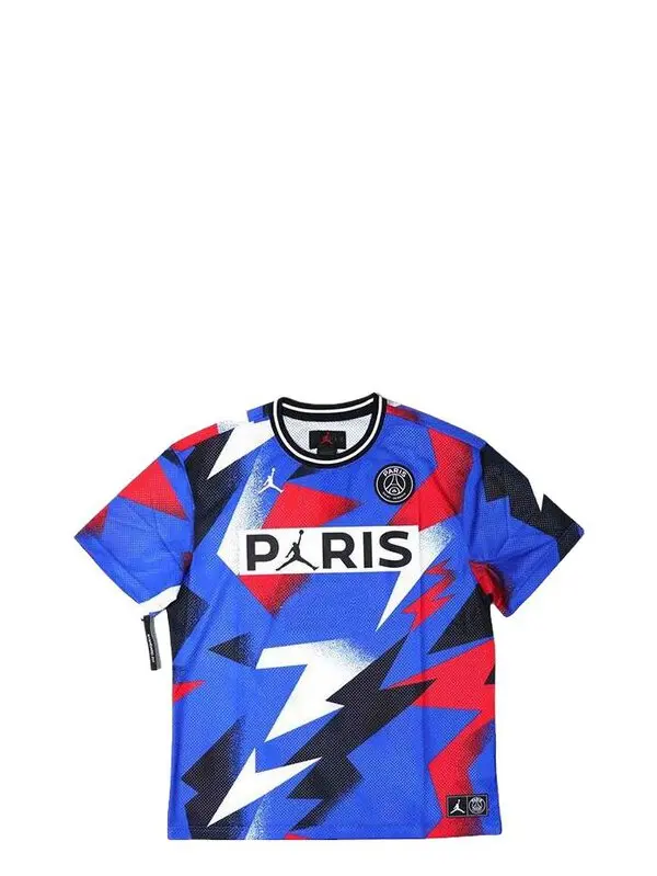 JORDAN Air Paris Saint-germain Mesh Short Sleeve - Blue