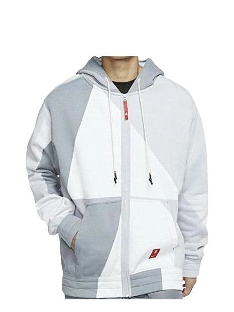 Nike Kyrie Irving Basketball Fleece Lined Hooded Jacket - Grey