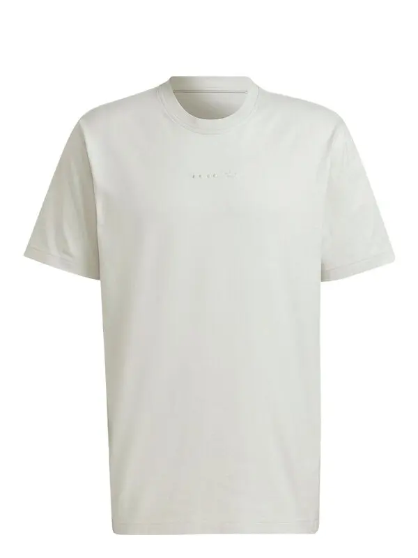 Adidas Originals Ess Tee Solid Color Sports Round Neck Short Sleeve Gray T-shirt - Default Color