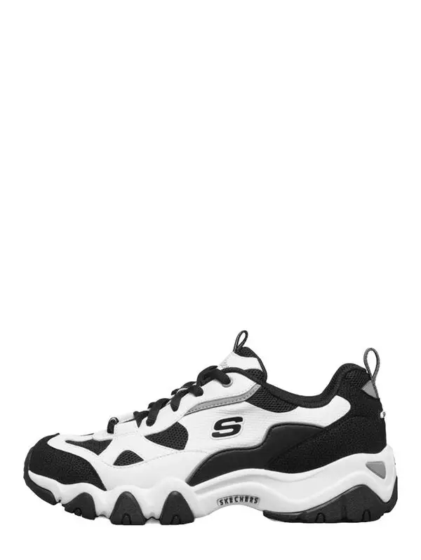 Sketchers D'lites 2.0 Athletic Sneakers - Black/white