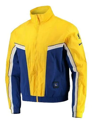 Nike Golden State Warriors Colorblock Track Jacket - Yellowbluemulti-color