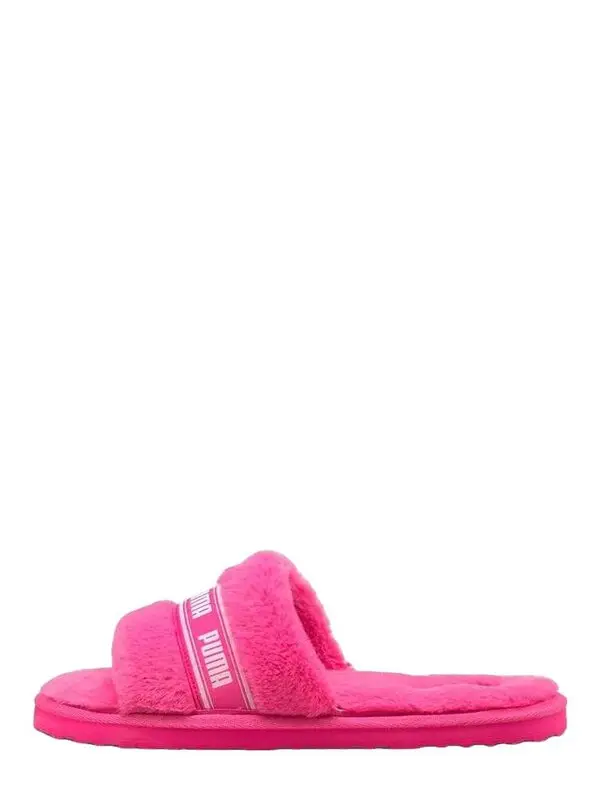 PUMA Fluff Slide - Fluo Pink/white