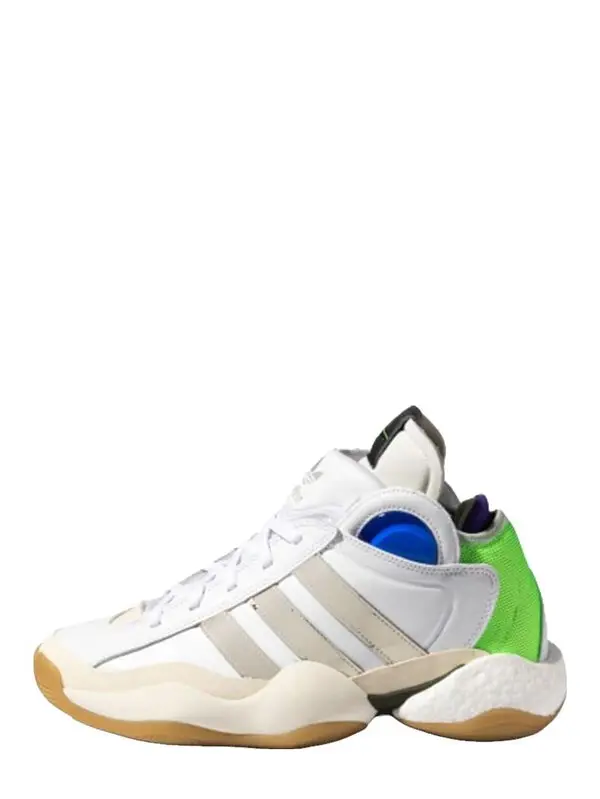 Adidas Sankuanz X Crazy Byw Mid-top Sneakers - White/green/blue
