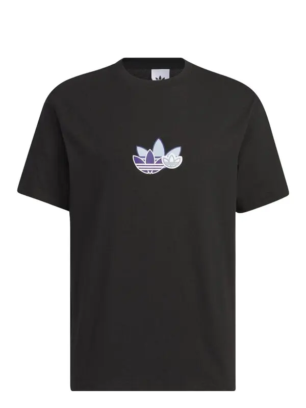 Adidas Originals Trefoil Graphic T-shirts - Black