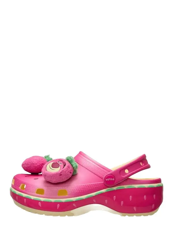 CROCS Classic Platform Clog 'toy Story Lotso - Pink/tan/green