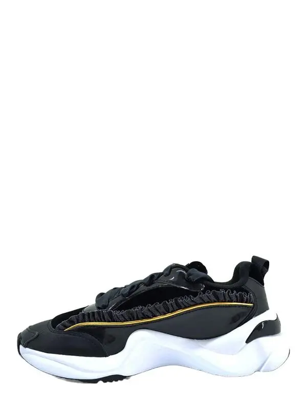 PUMA Charlotte Olympia X Rise Nu Ruffle Trim Sneakers - Black