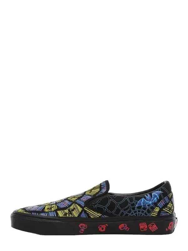 VANS The Nightmare Before Christmas X Classic Slip-on 'oogie Boogie' Sneakers - Black