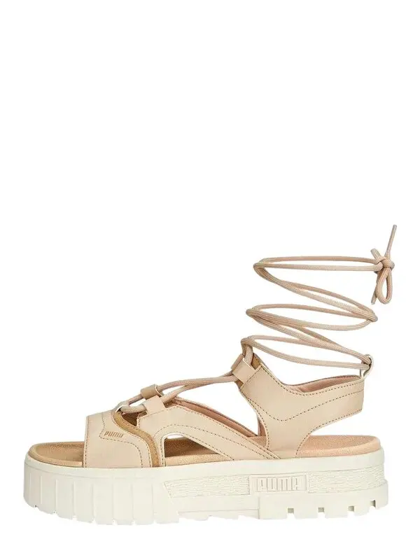 PUMA Mayze Laces Sandals - Granola/frosted Ivory