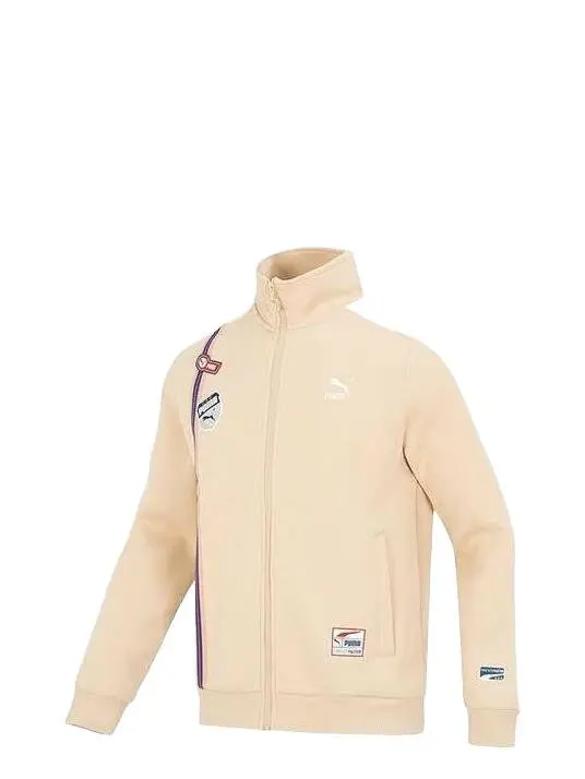 PUMA Team Badge Zipper Jacket - Beige