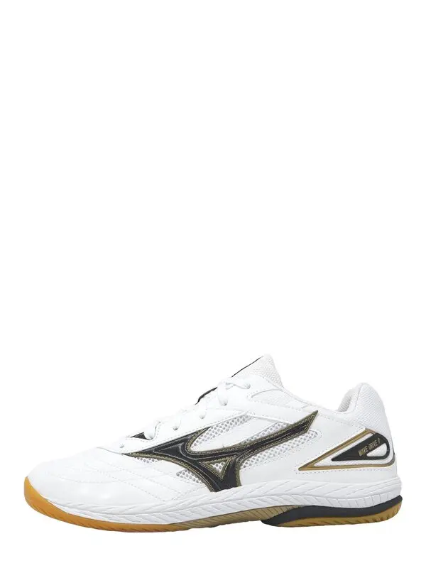 Mizuno Wave Drive 9 White Black Gold Sneakers - White/black/gold