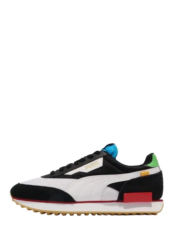 PUMA Future Rider Sneakers - Black/white/red