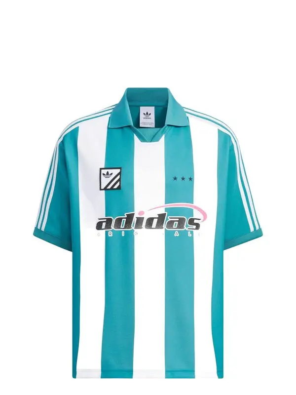Adidas Trefoil Logo Football Graphic Polo - Arctic Fusion