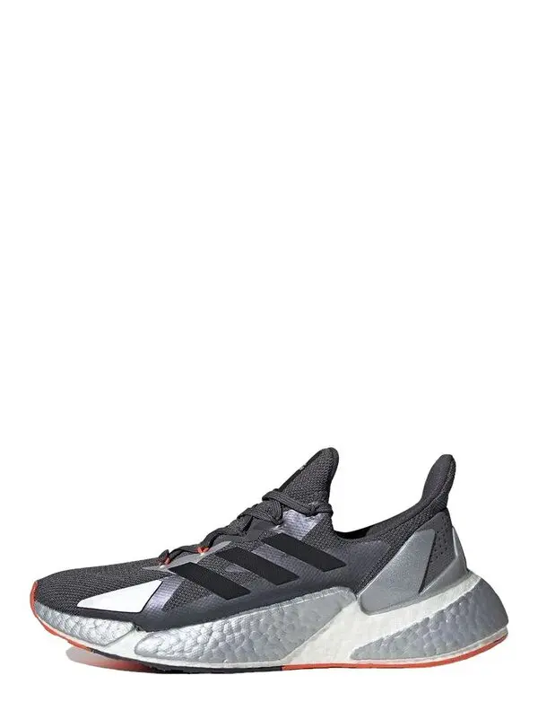 Adidas X9000l4 "grey Six Orange" Athletic Sneakers - Gray/white/red