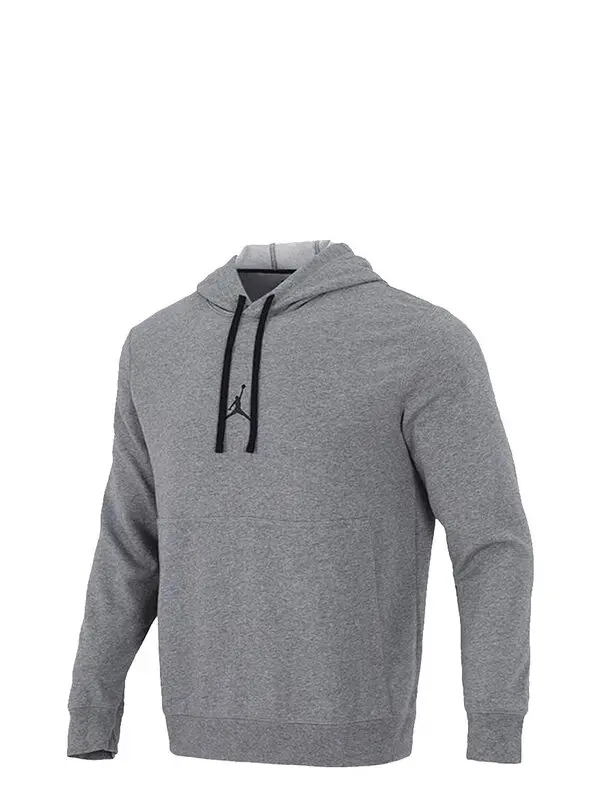 JORDAN Air Logo Knit Hoodie - Grey