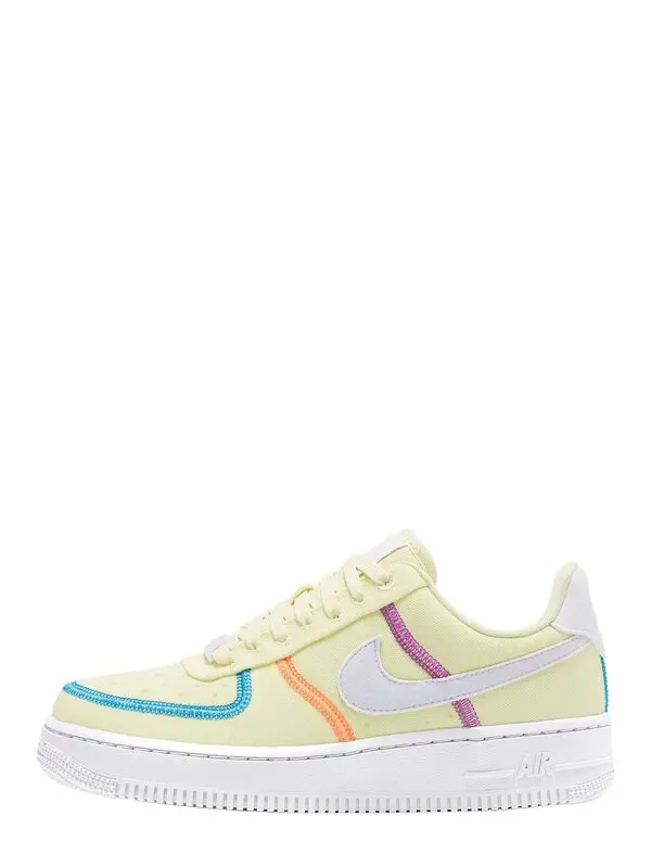 Nike Force 1 Lx Low Top Sneakers - Life Lime/photon Dust/laser Blue