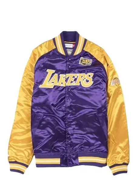 Mitchell & Ness X Nba Los Angeles Lakers 2000 Jacket - Purple/yellow