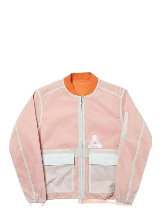 PALACE Reversible Overplay Bomber Jacket - Orange