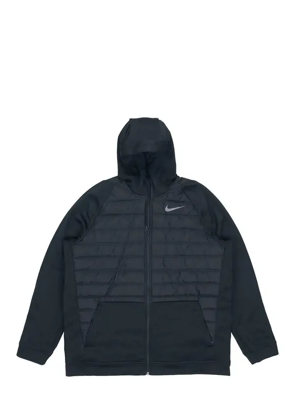 Nike Full-length Zipper Padded Jacket - Black