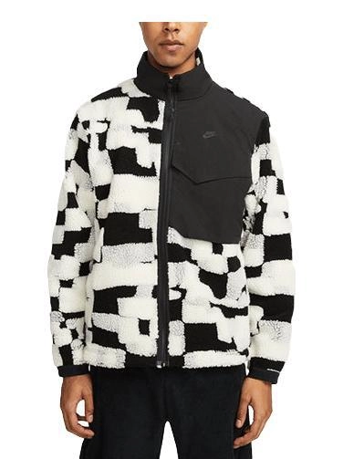 Nike Colorblock Stand Collar Fleece Jacket - Multi-color
