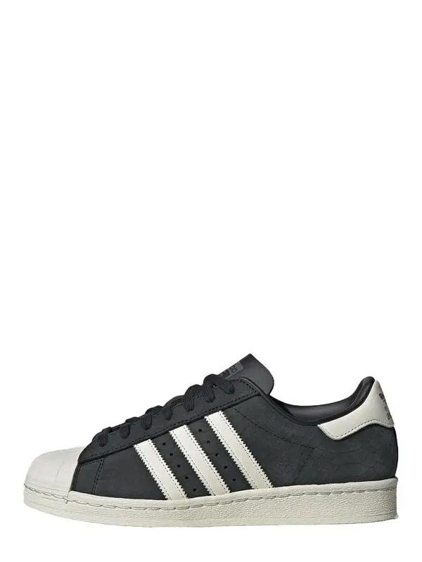 Adidas Superstar 82 'black Snakeskin' Sneakers - Core White/core Black