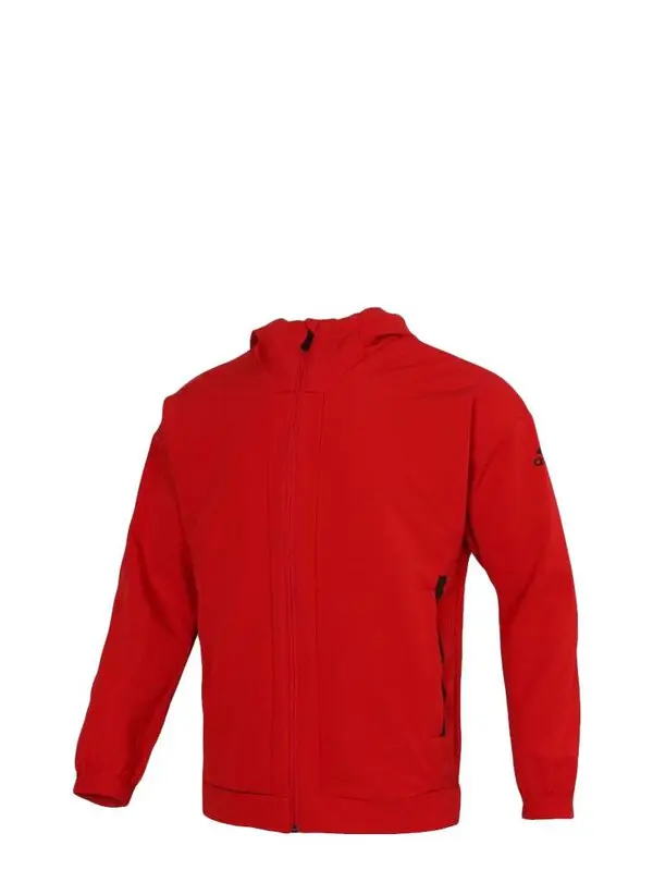 Adidas Hooded Zip-up Track Jacket - Red