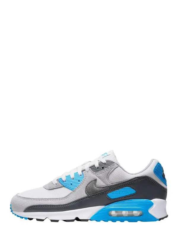 Nike Max 90 'blue Lighting' Sneakers - Platinum Tint/blue Lightning/wolf Grey