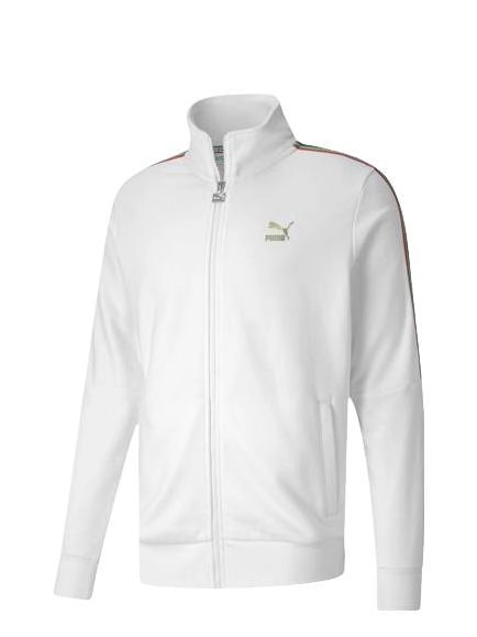 PUMA Tfs Unity Zipper Knit Jacket - White
