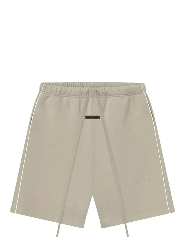 Fear Of God Relaxed Fleece Sweatshort With Piping - Timber/cloud White