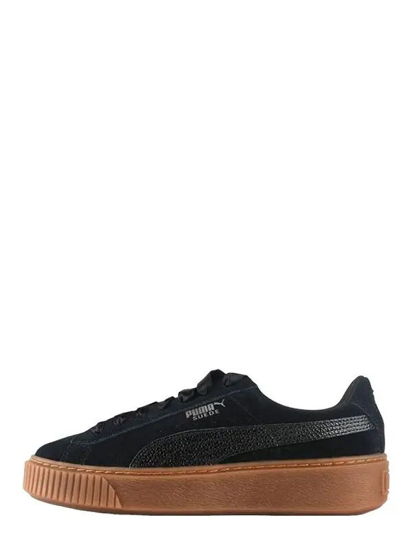 PUMA Suede Platform Bubble Sneakers - Black