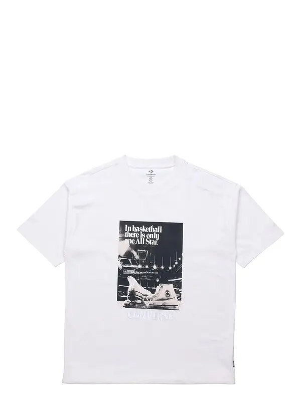 CONVERSE Chuck Taylor Washed Archive Basketball T-shirt Asia Sizing - White