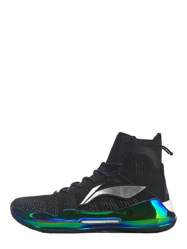 LI-NING Yushuai 13 Hi "polar Night" Athletic Sneakers - Black/green
