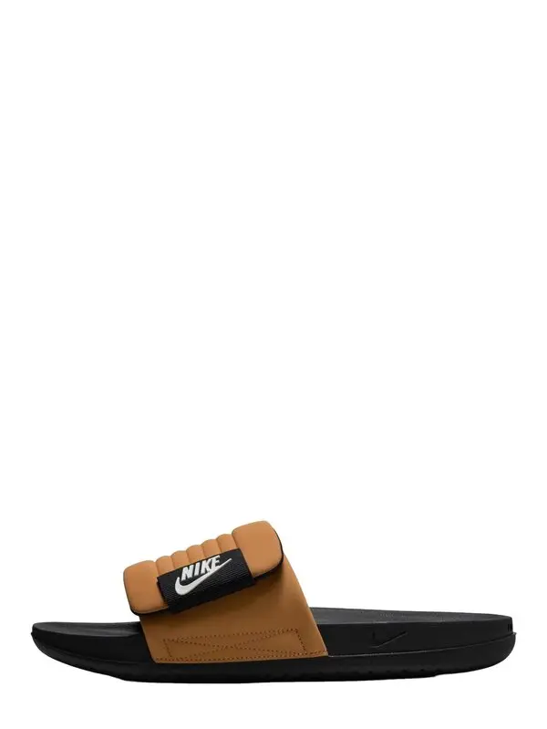 Nike Offcourt Adjust Slides - Flax/black/sail