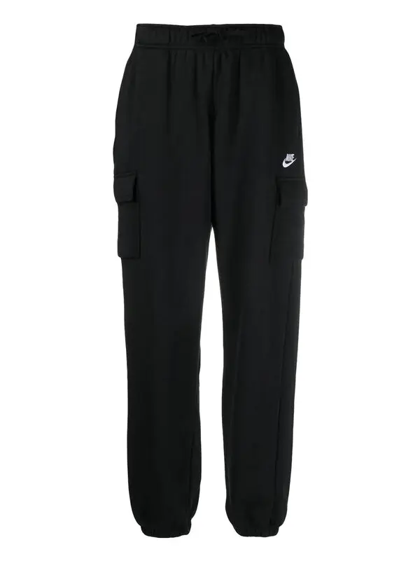 Nike Club Fleece Cargo Sweatpants - Black