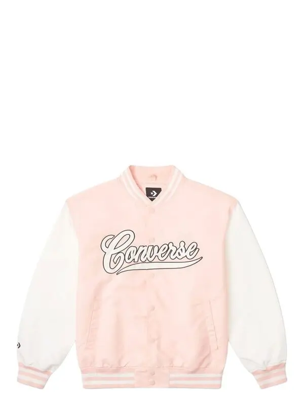 CONVERSE Bomber Jacket - Pink/white
