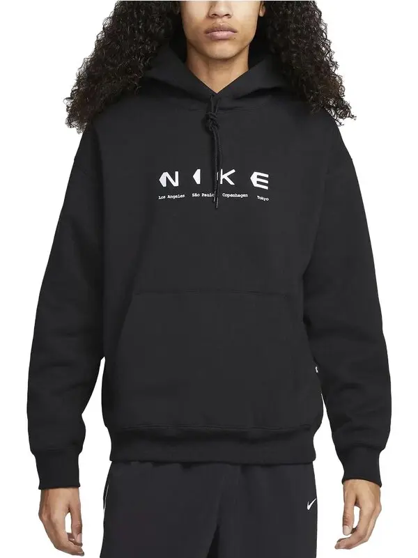 Nike Fleece Pullover Skate Hoodie - Black