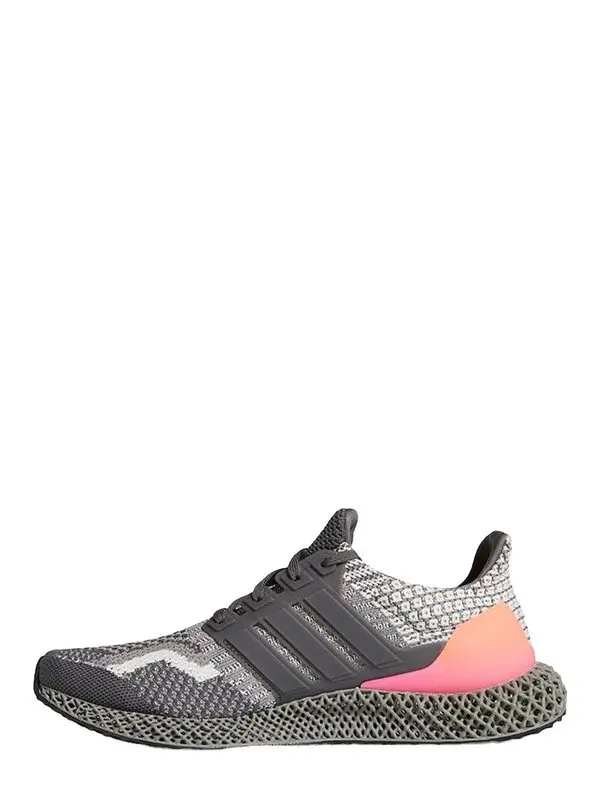 Adidas Ultra 4d "grey Pink Gradient" Sneakers - Grey/pink