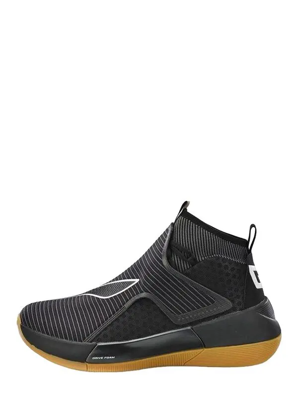 LI-NING Yushuai 12 High-top Basketball Sneakers - Black