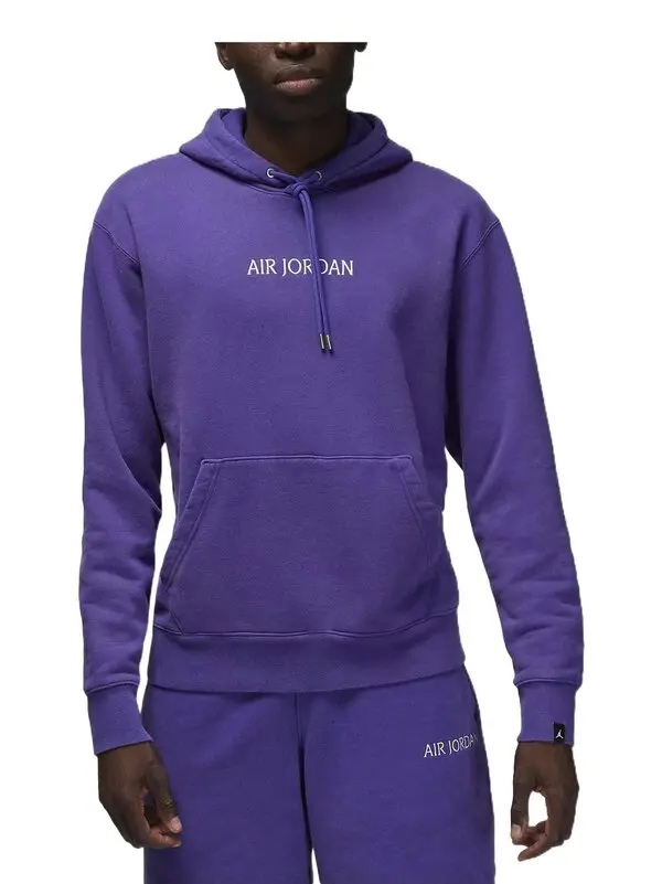 JORDAN Air Solid Color Hooded Drawstring Hoodie - Default Colorway
