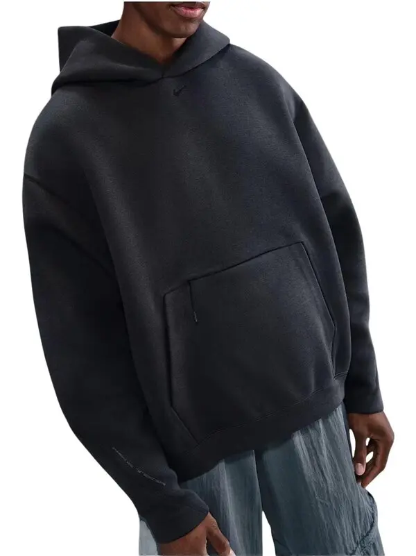 Nike Tech Fleece Oversized Hoodie 'anthracite Black - Anthracite/black