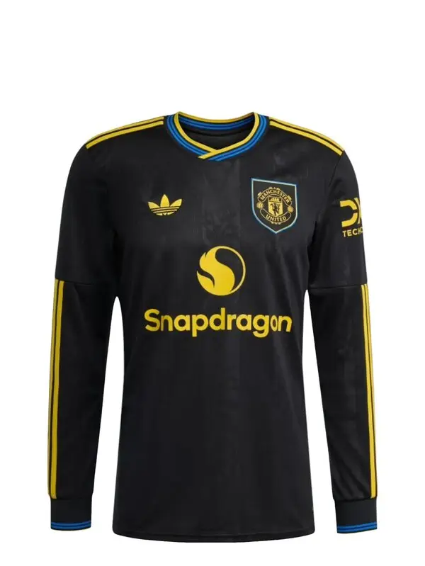 Adidas Manchester United 2025/2026 Long Sleeve Third Jersey - Black
