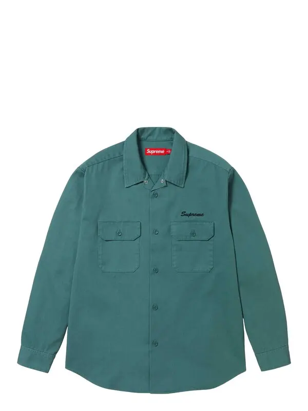 Supreme Our Lady Work Shirt - Teal