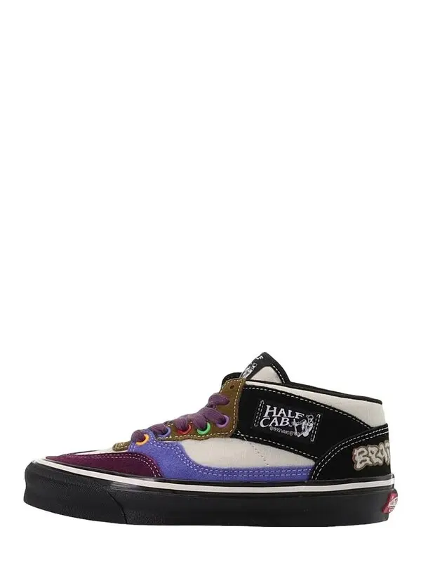 VANS Brain Dead X Og Half Cab Lx "multi-color" Sneakers - Black/purple