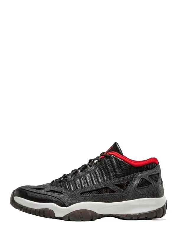 JORDAN 11 Retro Low Ie " Charcoal Red - Black