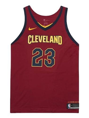 Nike Lebron James Cleveland Cavaliers Icon Edition Authentic Jersey - Red