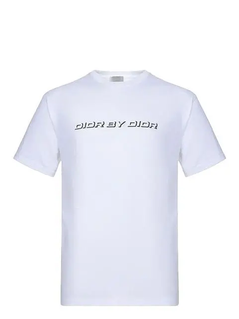 Dior Embroidery Logo Printing Male - White